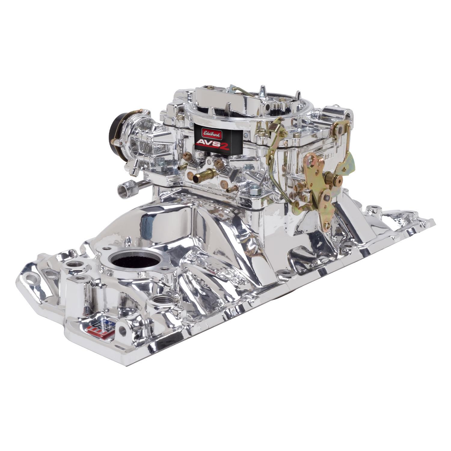 Edelbrock, Intake manifold, Carburetor, Thunder Series, AVS, carb ...