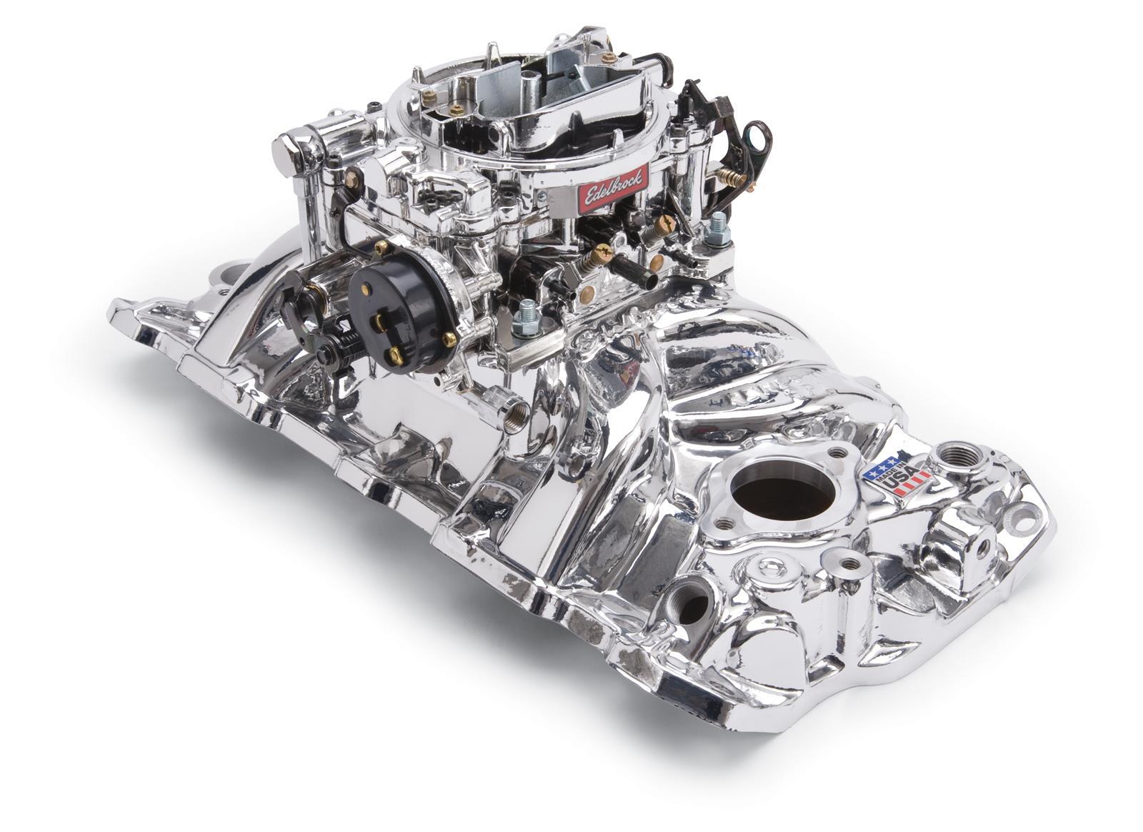 Edelbrock, Intake manifold, Carburetor, Thunder Series, AVS, carb ...