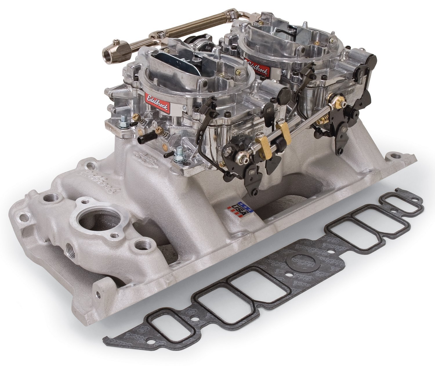 Edelbrock, Intake manifold, Carburetor, Thunder Series, AVS, carb ...