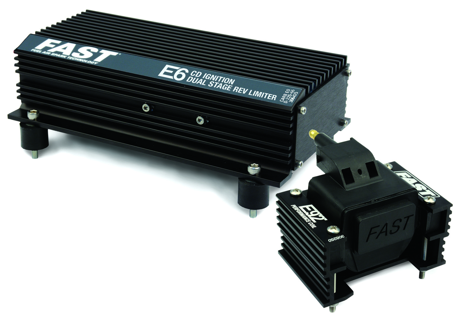 6000-6426 E6 Ignition System w/ Dual Stage Rev Limiter and E92 Coil - FAST