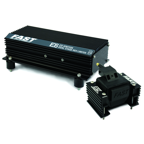 6000-6426 E6 Ignition System w/ Dual Stage Rev Limiter and E92 Coil - FAST